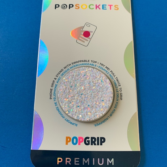 PopSocket | Cell Phones & Accessories | Popsocket Sparkle Snow White ...